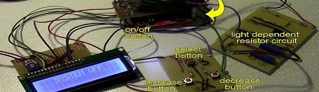 MSP430 State Machine project with LCD and 4 user buttons