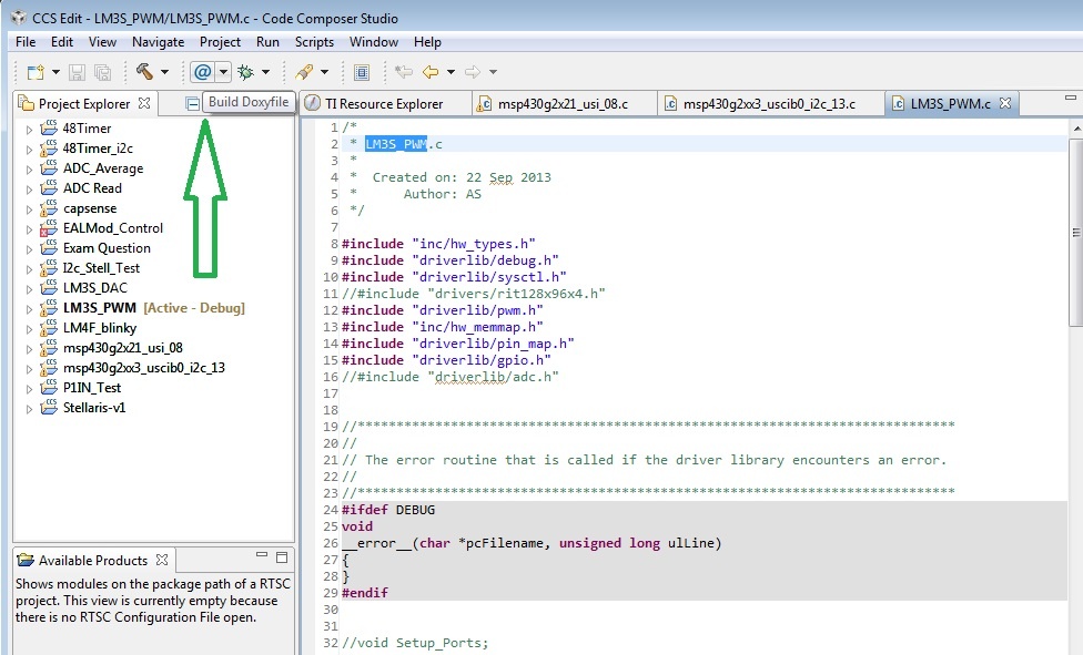 Eclipse Doxygen Installation Also Code Composer Studio V5 X