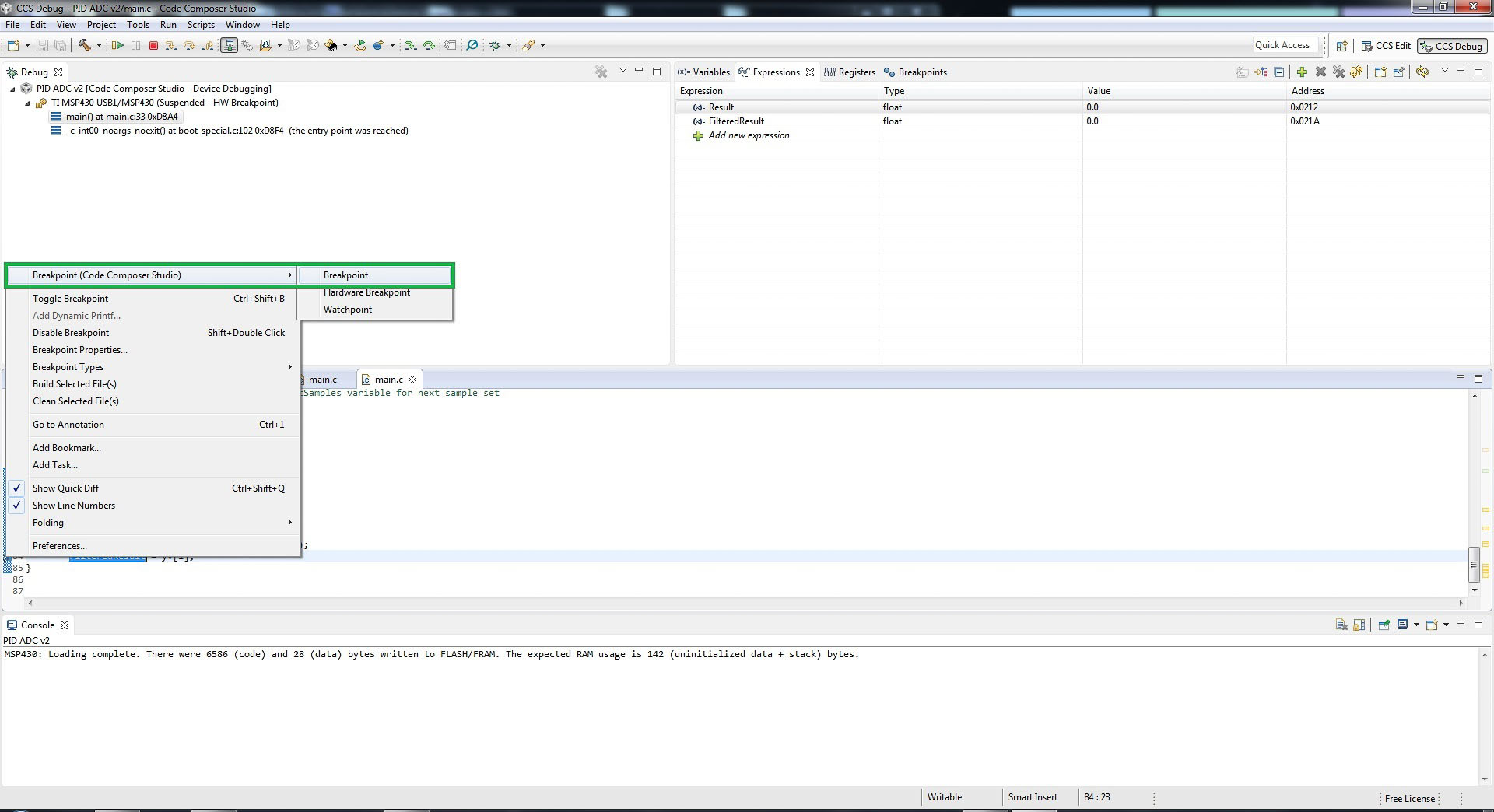 Code Composer Studio Graphing Tool Tutorial